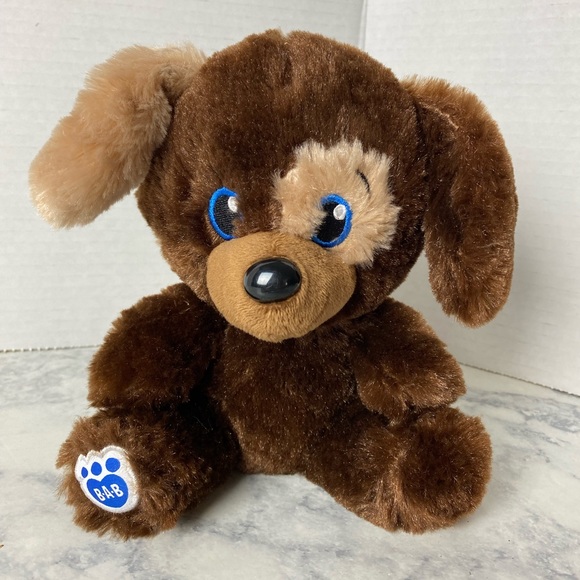 Build-A-Bear | Toys | Build A Bear Plush Brown Dog Blue Eyes Stuffed ...